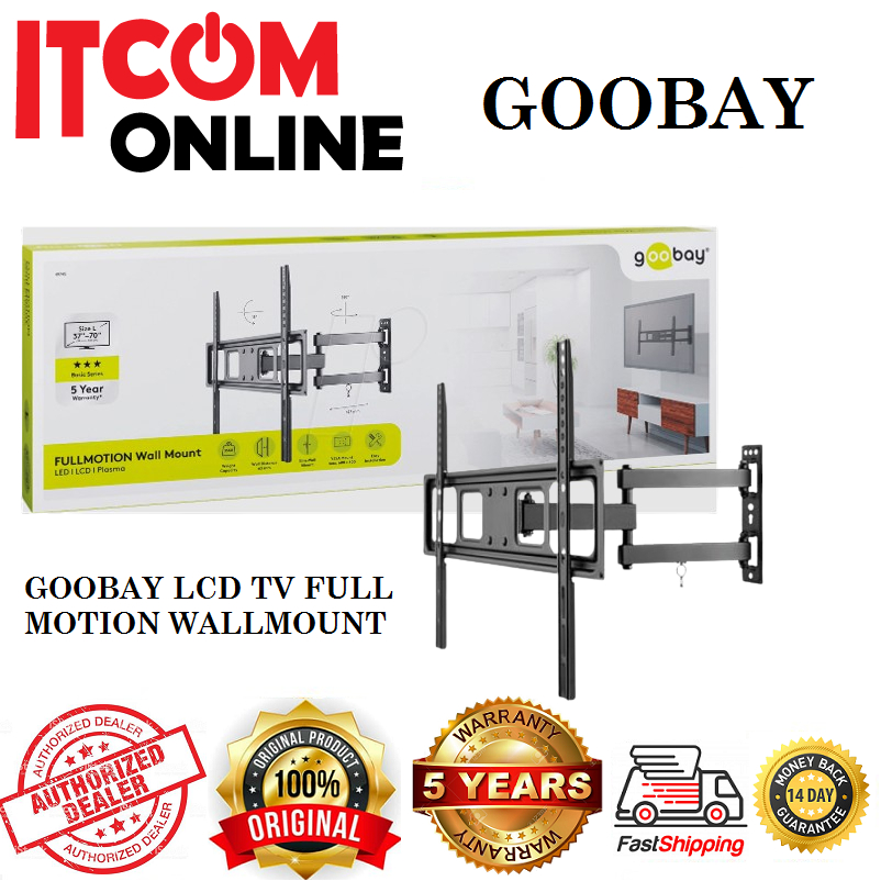 GOOBAY LCD TV FULL MOTION BASIC L 37"-70" & BASIC M 32"-55" WALLMOUNT ...