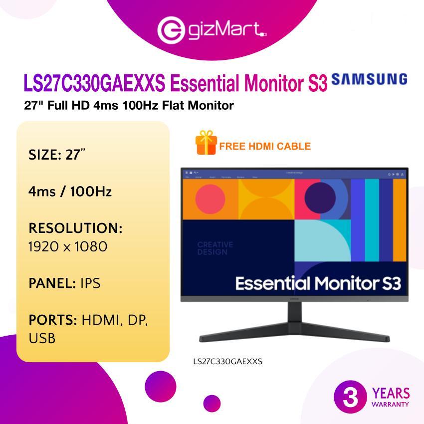Samsung 27" LS27C330GAEXXS IPS FHD Freesync 100Hz 4ms Eye Care ...