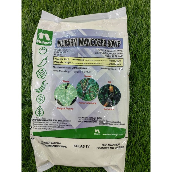 1KG | NUFARM MANCOZEB 80WP | Racun Kulat | Fungicide | Serbuk Bancuh(WP ...