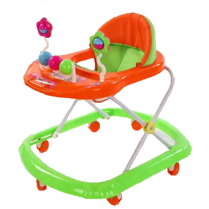 Foldable Baby Walker Anti-O Leg Multifunction Baby Walker 6 Wheels ...