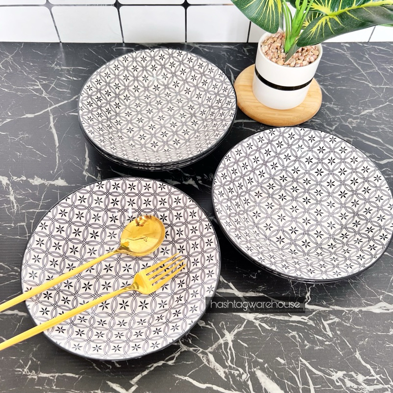 PALAZZO 🌼 8” Dessert/Soup | 9” Dinner / Soup Plate (6pcs) Fine ...