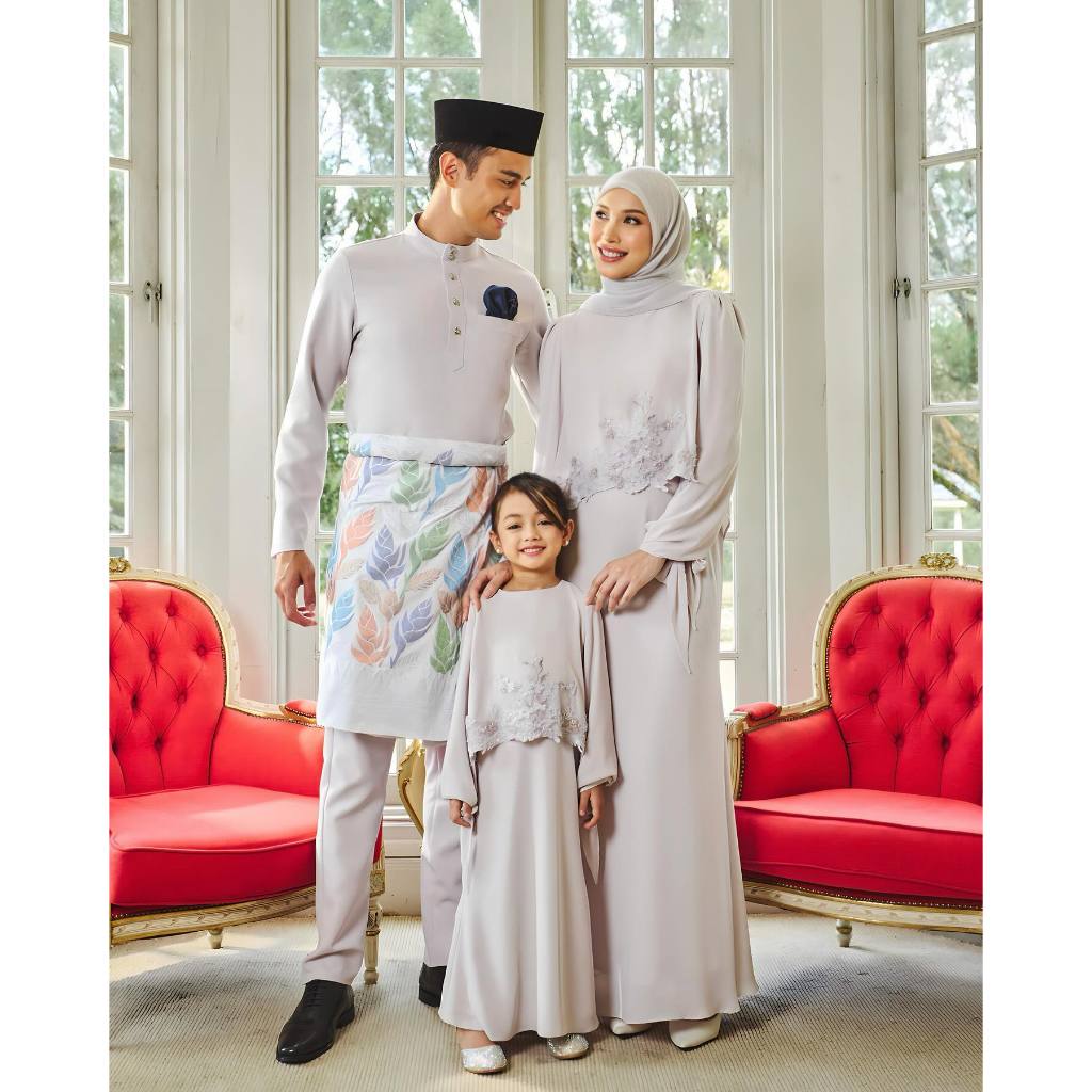HIJABISTAHUB DRESS RAYA 2024 NEW COLLECTION RAYA NERISSA DRESS MODEN ...