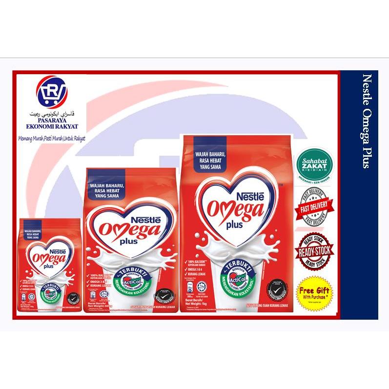 Nestle Omega Plus Milk Powder 150g/600g/1kg | Shopee Malaysia