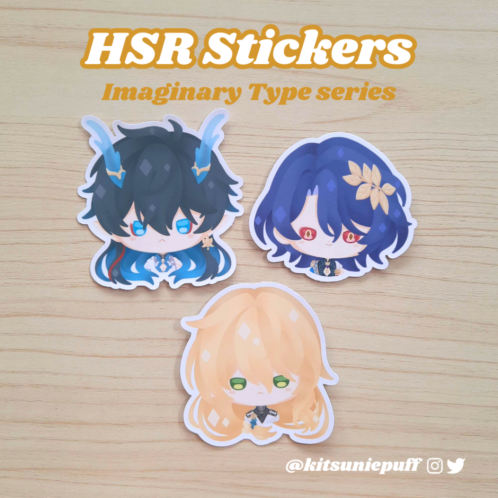 Honkai Star Rail HSR Waterproof Stickers - IMAGINARY TYPE series 💫 ...