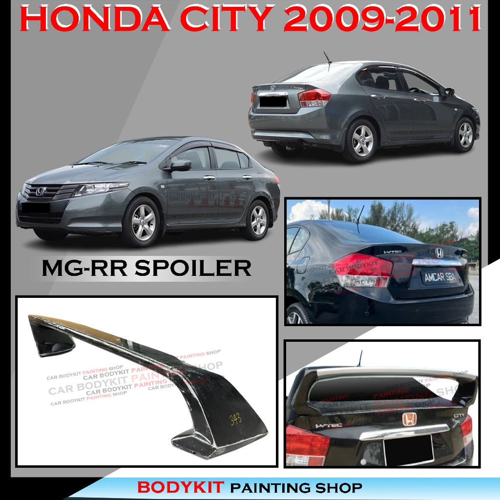 HONDA CITY GM4 2009 2010 2011 MG-RR STYLE REAR SPOILER TRUNK SPOILER ...