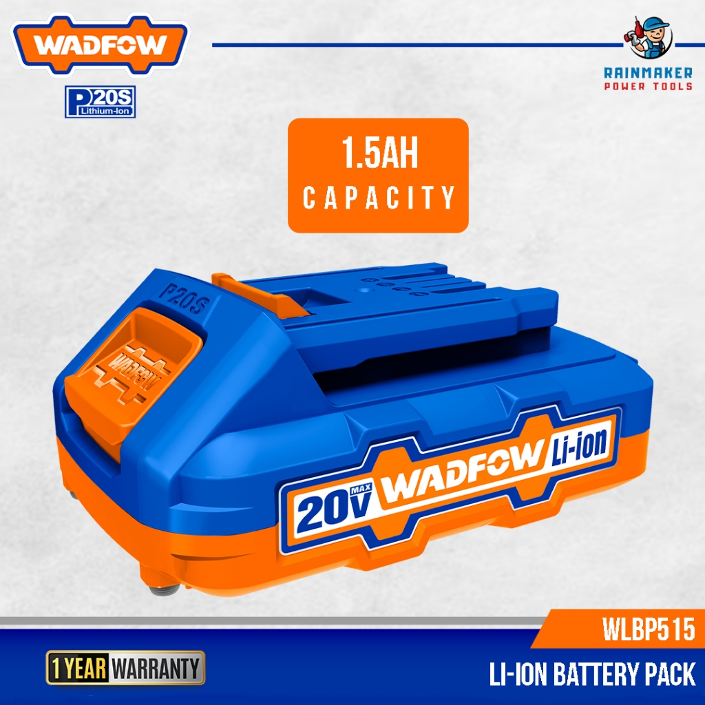 WADFOW Li-ion Battery Pack, 20V 1.5Ah&3.0Ah, Fits All WADFOW P20S ...