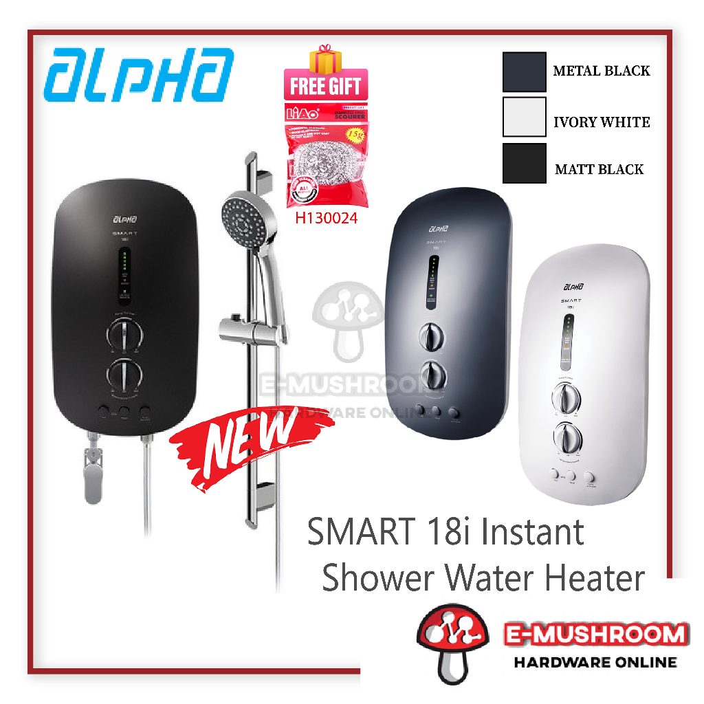 Alpha Smart-18I Instant Water Heater DC Pump | Shopee Malaysia