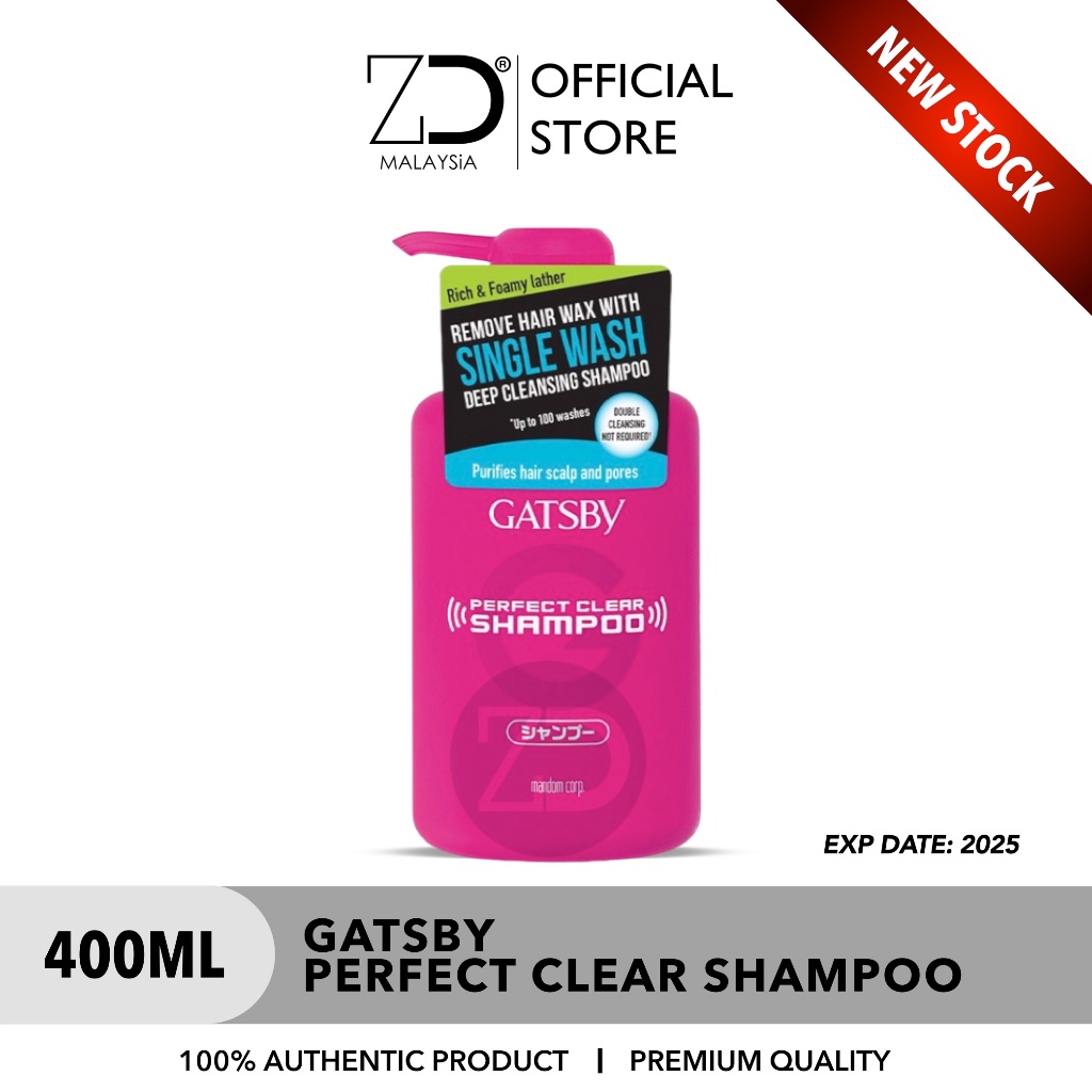 GATSBY Perfect Clear Shampoo 400ml | Shopee Malaysia