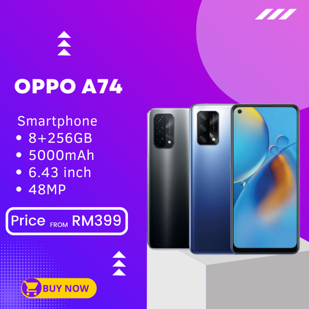 OPPO A74 (8GB+256GB) (Original Used) Fullset Ready Stock /Looknew ...
