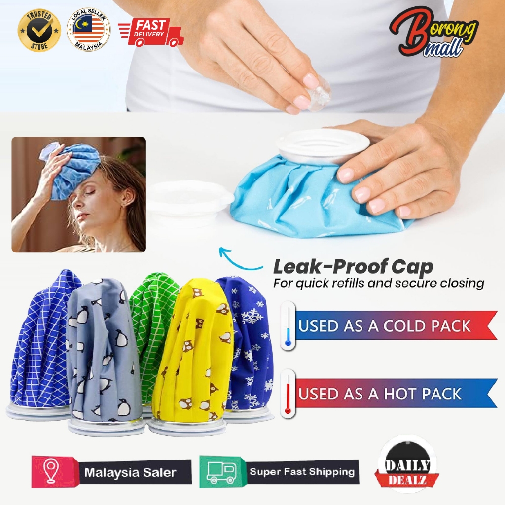 6/9inch Reusable Cooler Ice Pack Theraphy Pain Relief Injury Care Hot ...