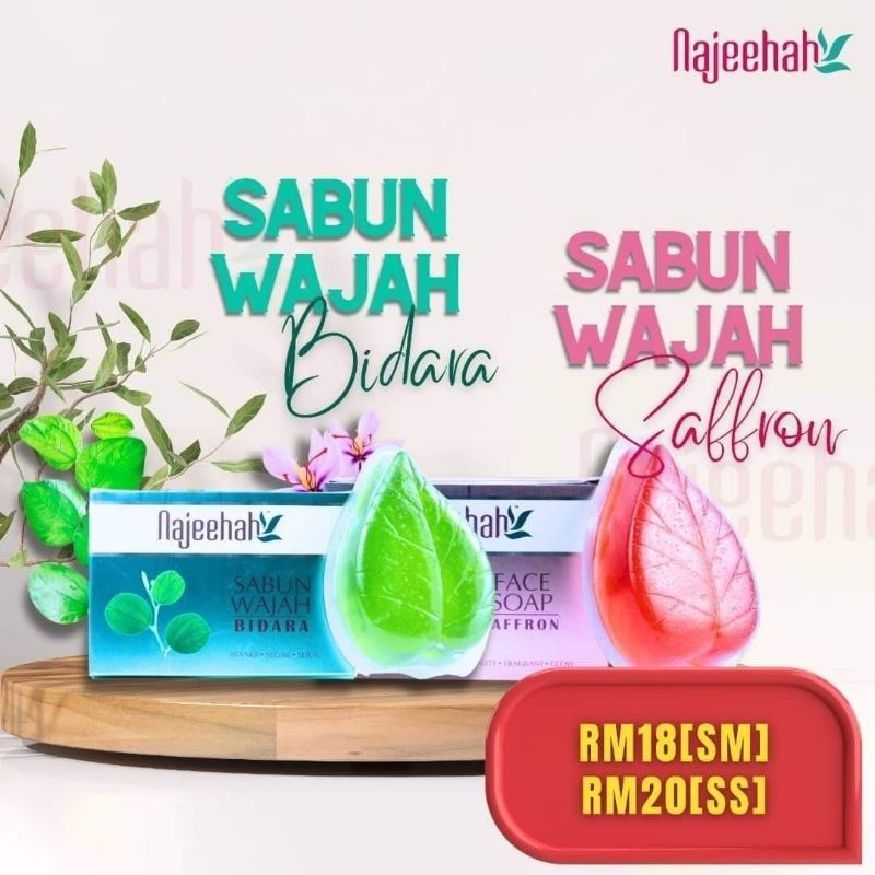 🔥HOT ITEM🔥SABUN WAJAH BIDARA SAFFRON NAJEEHAH VIRAL ORIGINAL HQ ...