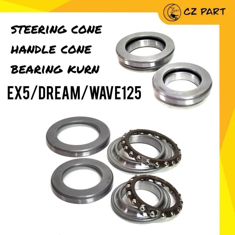 Steering Cone Honda RS150, WAZE125, EX5, EX5 DREAM, VARIO, BEAT Bearing ...
