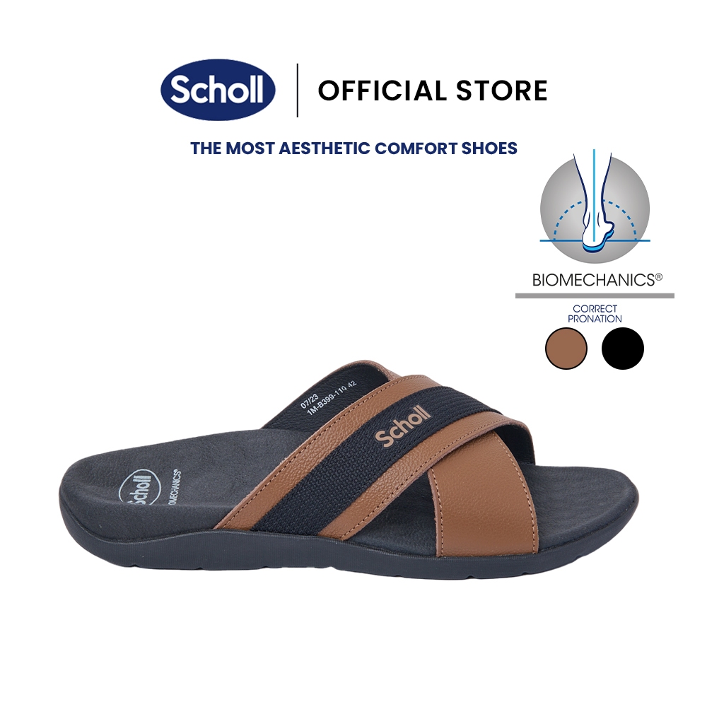 SCHOLL Men's Slip-On Sandals Xavian Model 1M-B399 Sandal Ortopedik ...