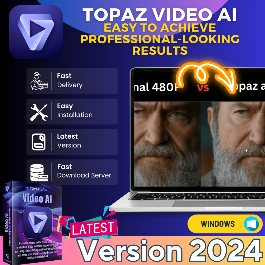 Topaz Video AI 2024 - Beautiful video enlargements using machine learning | Windows | macOS ...