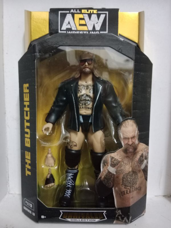 Jazwares AEW Unrivaled Series 13 The Butcher Wrestling Figure | Shopee ...