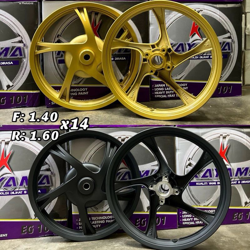 EGO LC SPORT RIM 5l 14 inchi ego avantiz ego solariz ego egos sport rim 5l std original 3l enkei ...