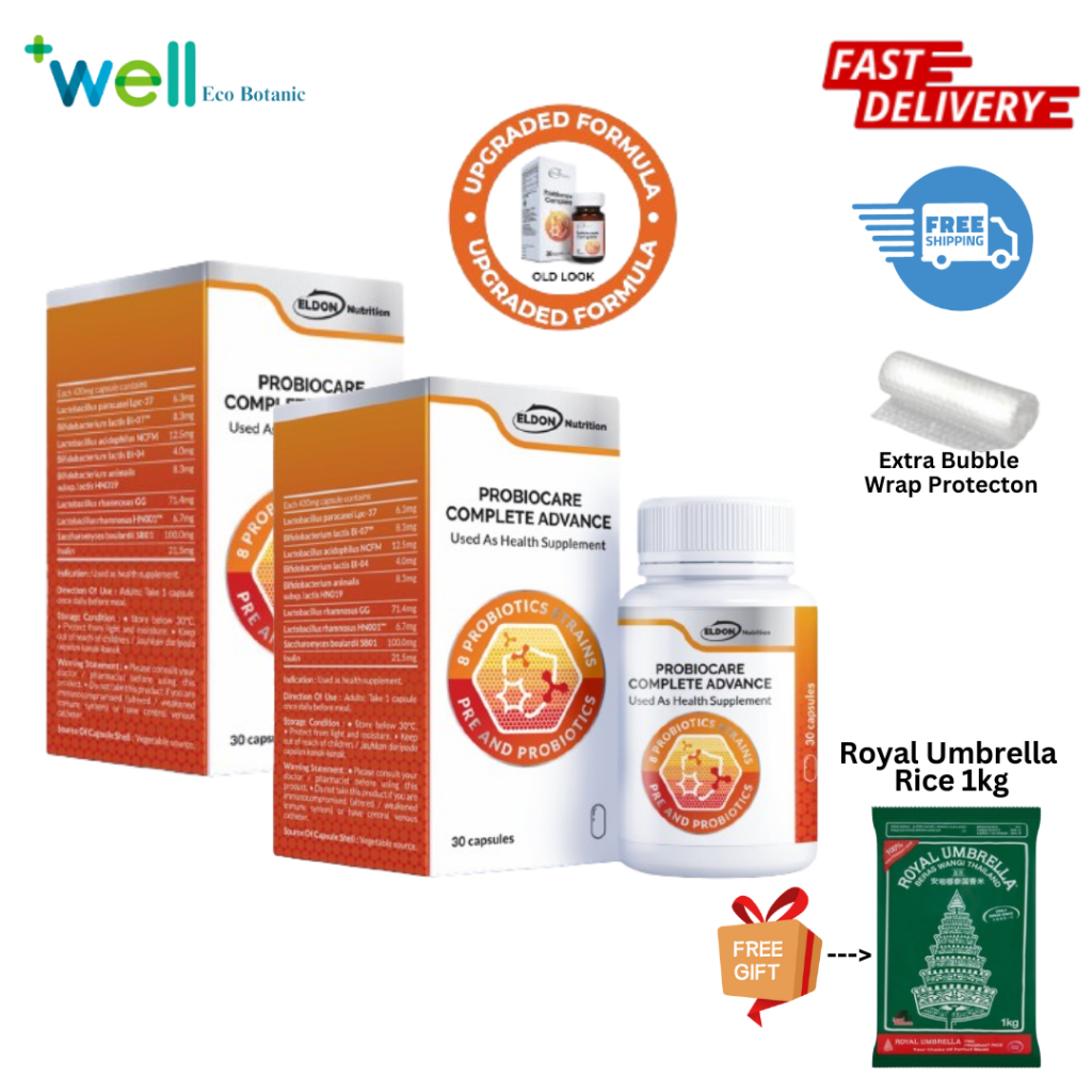 Eldon Nutrition Probiocare Complete Advance 2 x 30's --- probiotic ...