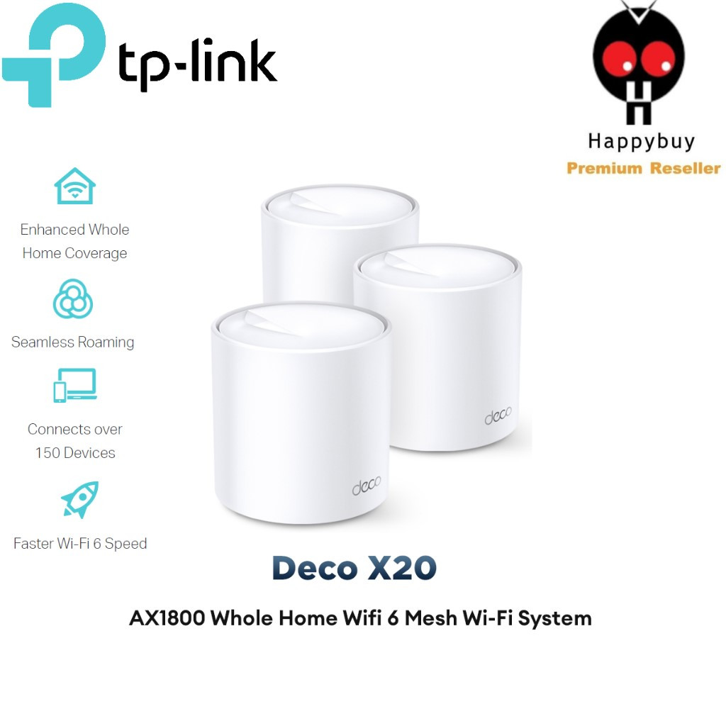TP-Link Deco X20 AX1800 Whole Home Wifi 6 Mesh Wi-Fi System AP or ...