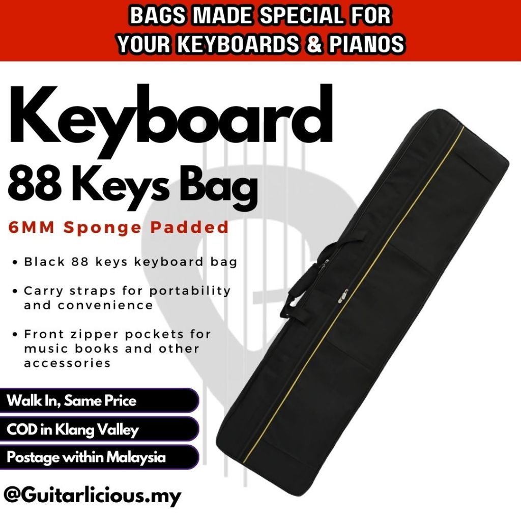 88 Keys Padded Keyboard Bag (6mm Padded) (A18-88) 88keys electronic ...
