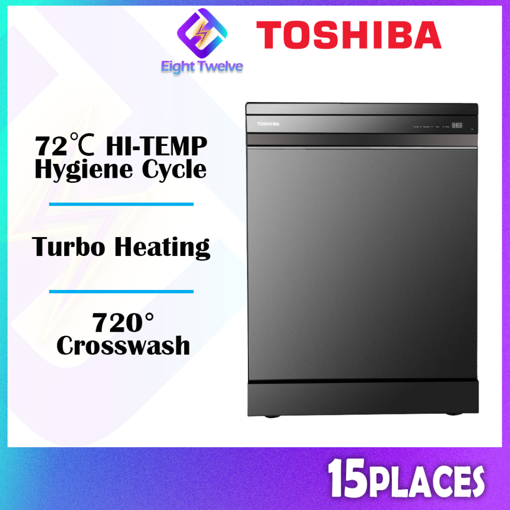 TOSHIBA Free Standing 15 Places Settings Dishwasher | Shopee Malaysia