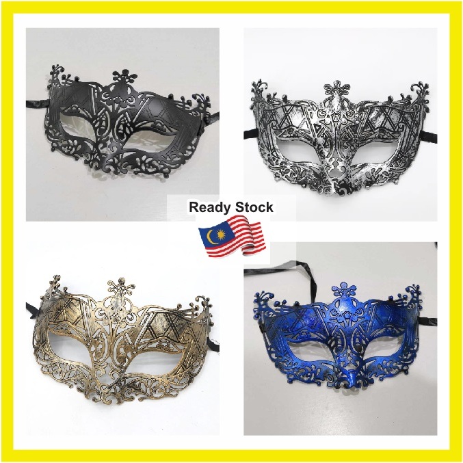 ⚡READY STOCK⚡ Exclusive Masquerade Mask for Women Gold Silver Party ...