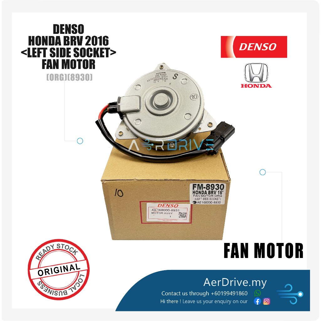 DENSO HONDA BRV 2016 FAN MOTOR (8930)(ORG) | Shopee Malaysia