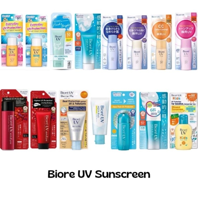 Biore UV Sunscreen (Face and Body) | Shopee Malaysia
