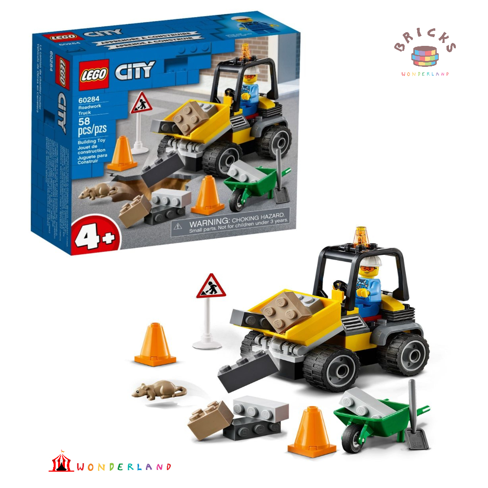 🎪 BRICKS WONDERLAND - LEGO CITY 60284 {Roadwork Truck} | Shopee Malaysia
