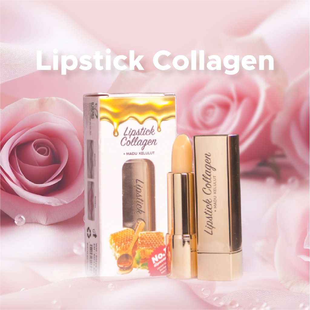 DHERBS LIPSTICK COLLAGEN + MADU KELULUT | Shopee Malaysia