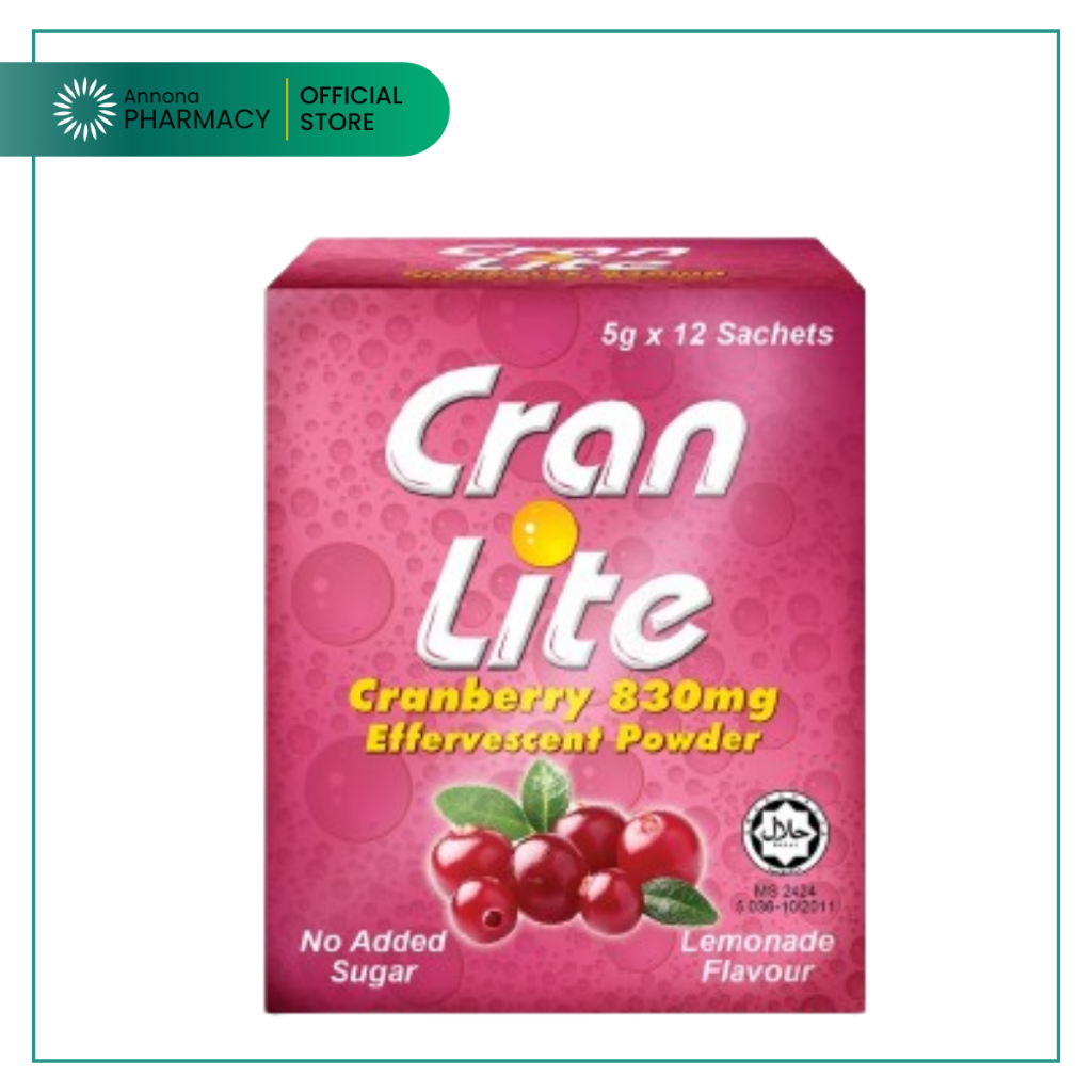 CRAN LITE Cranberry Effervescent Powder 12's | Shopee Malaysia