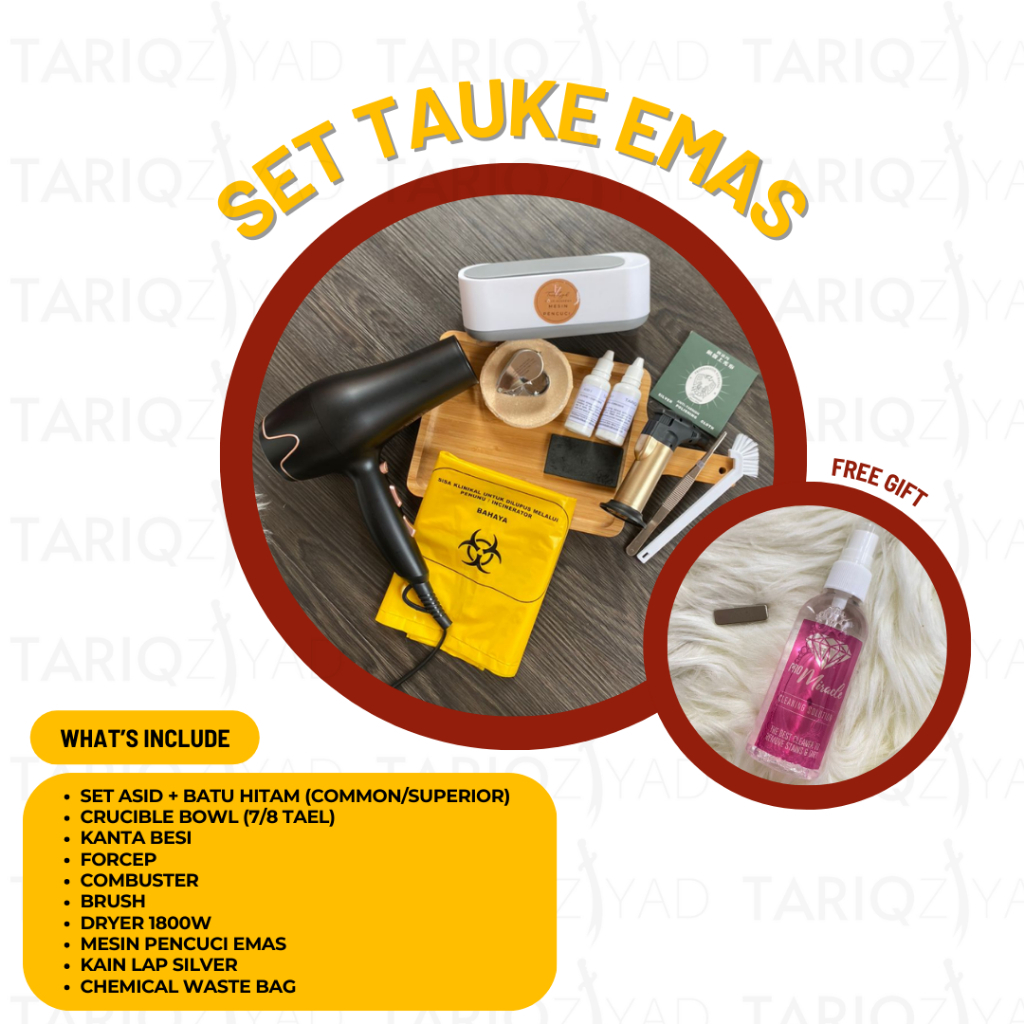 READY STOCK NEW SET UJI EMAS/GOLD JEWELLERY TESTER TAUKE FULL SET ...