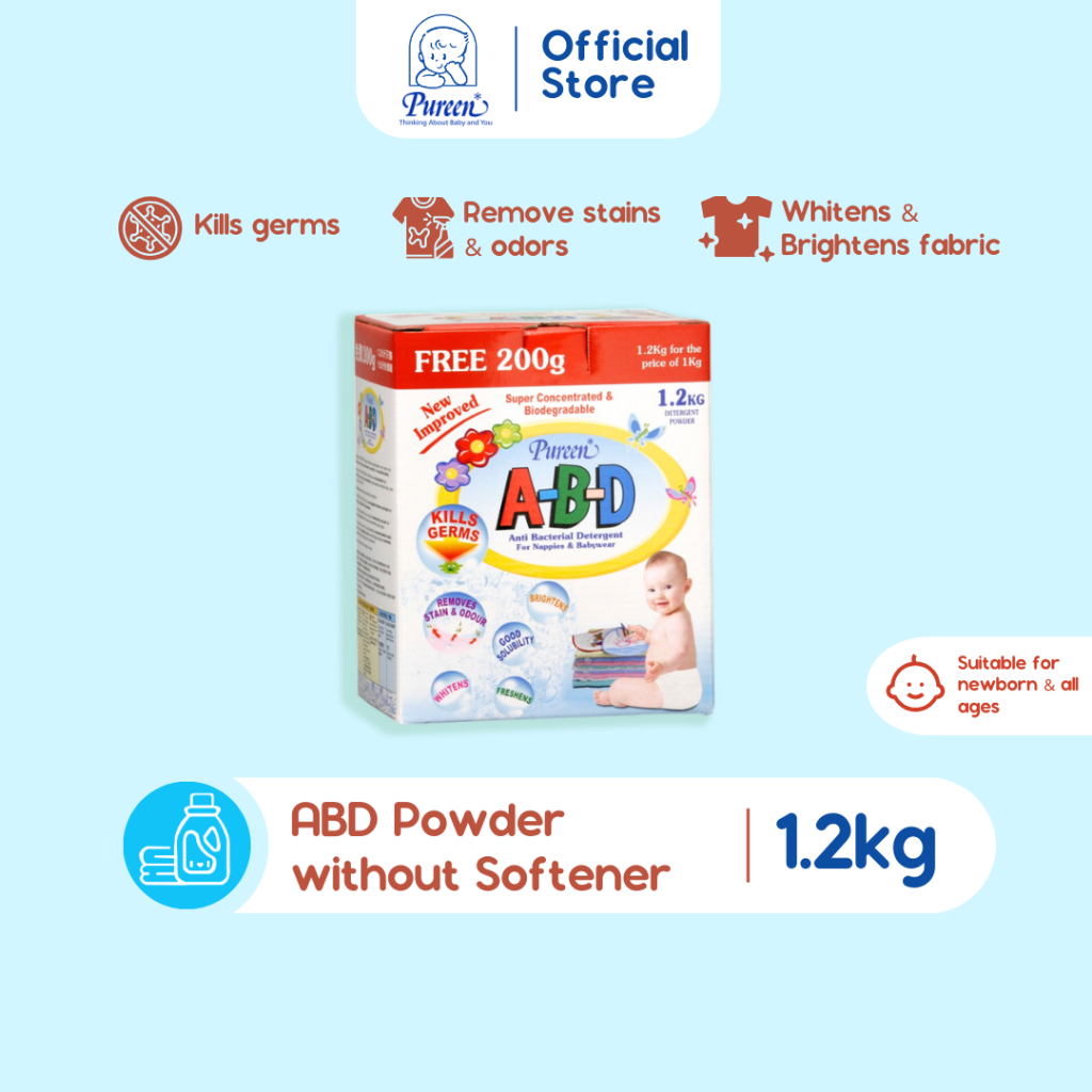 Pureen ABD Antibacterial Powder Detergent (1.2KG) | Shopee Malaysia