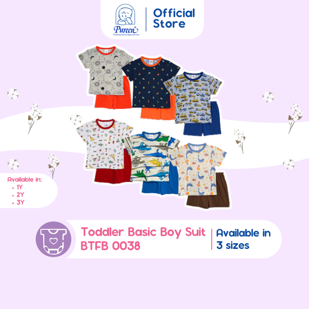 Pureen Toddler Basic Boy Suit BTFB 0038 | Shopee Malaysia