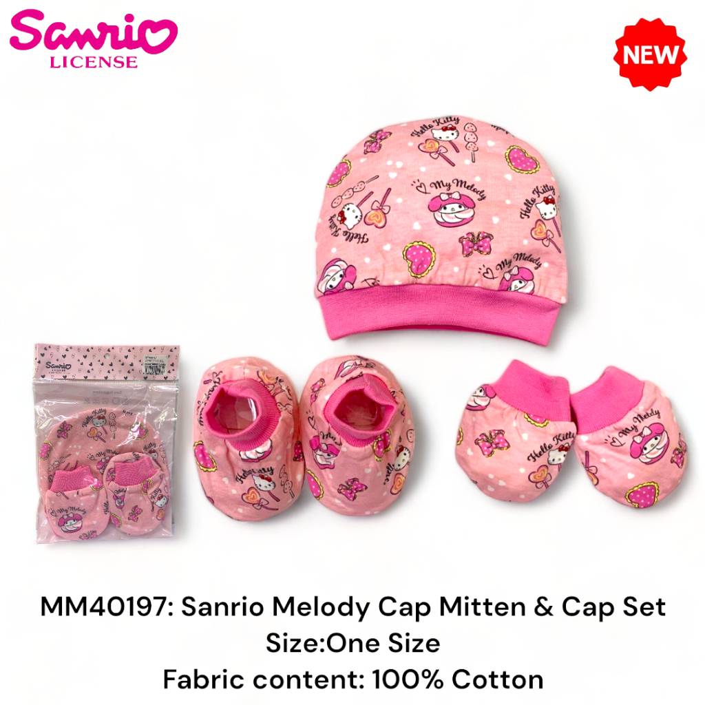 Sanrio Melody Cap Mitten & Cap Set MM40197 | Shopee Malaysia