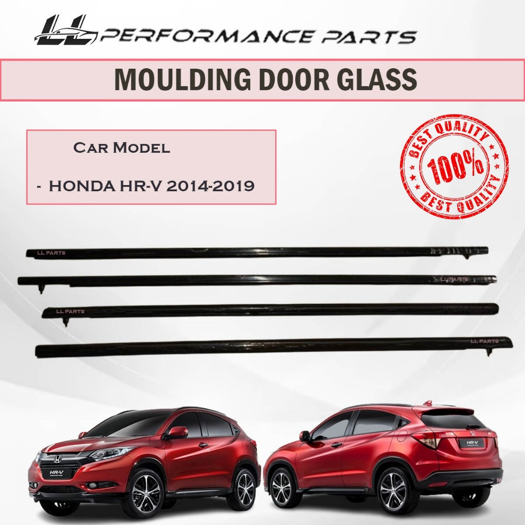 Original Honda HRV HR-V 2014-2019 Door Moulding Lining Rubber Outer ...