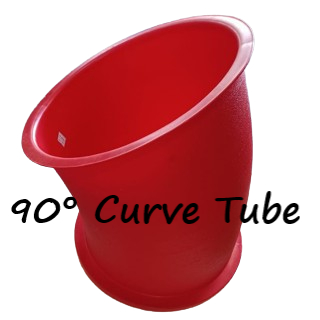 90° Curve Round Tube / Enclosed Tube / Tunnel Tube Slide Parts ...