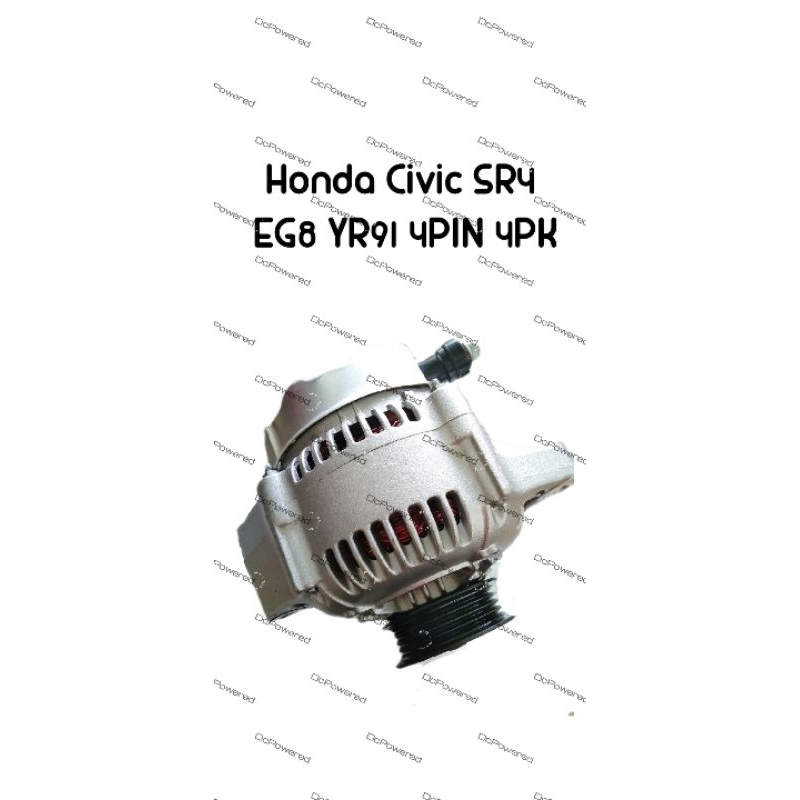 HONDA CIVIC SR4 4PK 4PIN ALTERNATOR RECOND | Shopee Malaysia