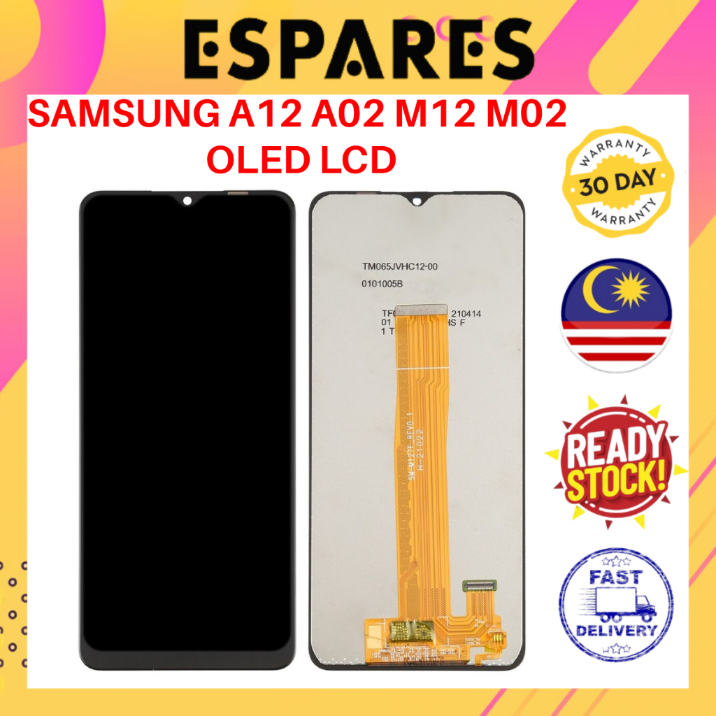 SAMSUNG A12 A02 M12 M02 OLED SM-A125F/DS SM-A022F SM-M127F/DSN ...