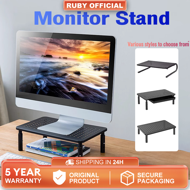 portable monitor stand Computer Monitor Screen Increased Shelf Desktop ...