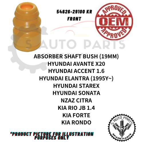 HYUNDAI AVANTE X20/ACCENT 1.6/ELANTRA /STAREX/SONATA/KIA RIO/FORTE ...