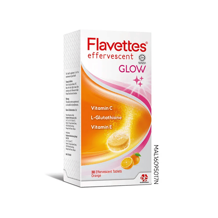 FLAVETTES GLOW EFFERVESCENT TABLET 30’S | Shopee Malaysia