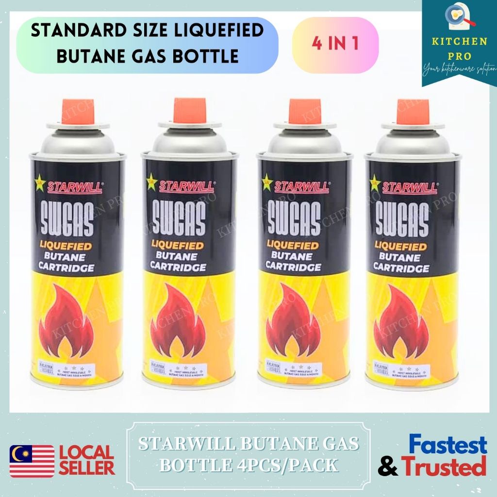 𝐊𝐈𝐓𝐂𝐇𝐄𝐍 𝐏𝐑𝐎 | STARWILL Butane Gas Bottle / Fuel Canister Catridge ...