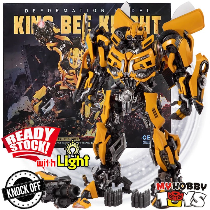 Cyber Era Posable Robot - CE04 King Bee Knight ( KO DLX Scale Bumblebee ...