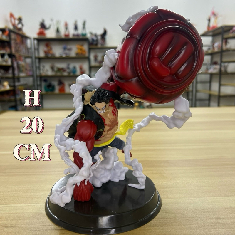 🔥Ready Stock🔥One Piece Action Figure Copy Resin Luffy Grea 4 25CM ...