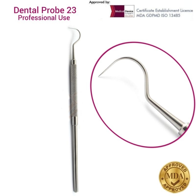 Dental Explorer Probe 23 Shepherds Hook diagnostic Periodontal ...