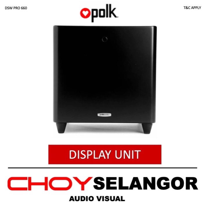 Polk Audio DSW PRO-660 12 Inch Powered Subwoofer Display Unit | Shopee ...