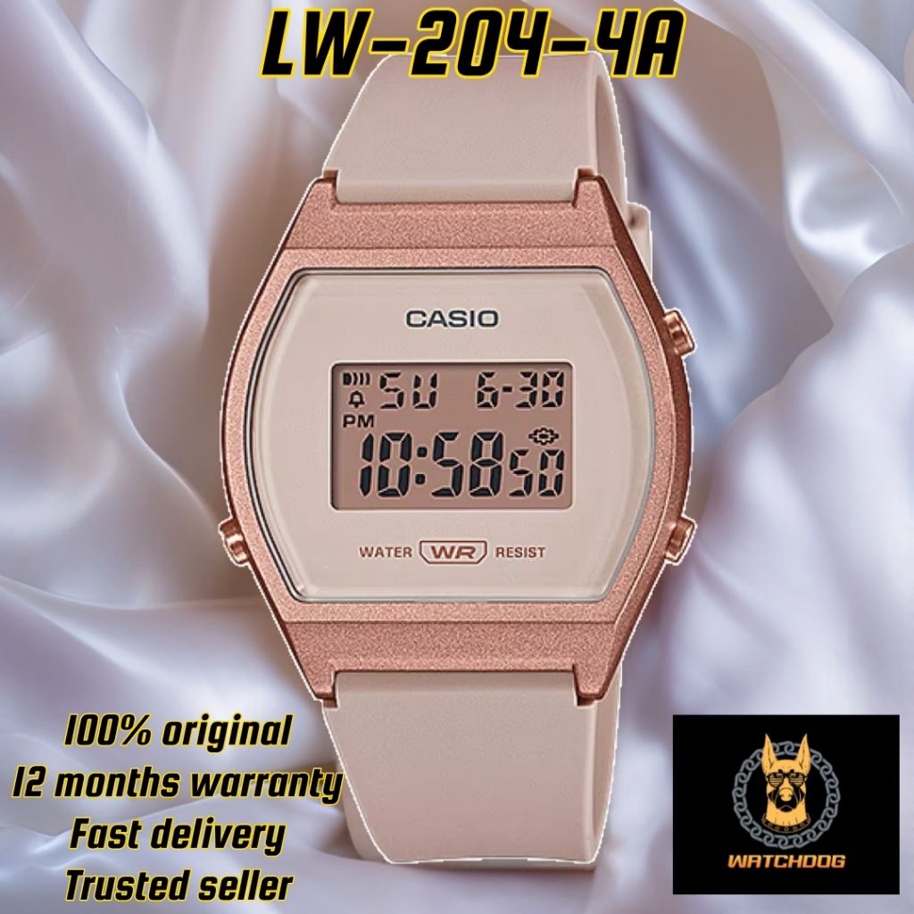Casio LW-204-4A Digital Watch Women 100% Original | Shopee Malaysia