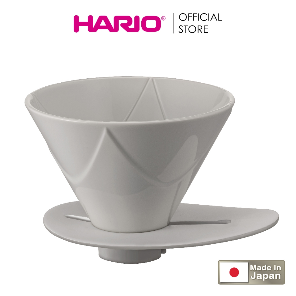 HARIO V60 Ceramic Dripper 02 Mugen VDMU-02-CW | Shopee Malaysia