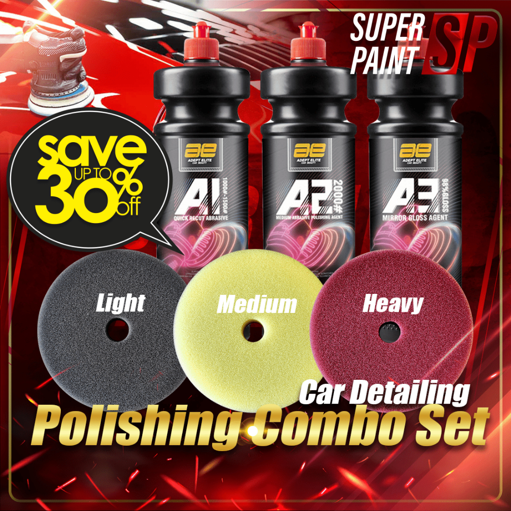 Car Surface Finishing Car Polishing Compound Set with Heavy/Medium ...
