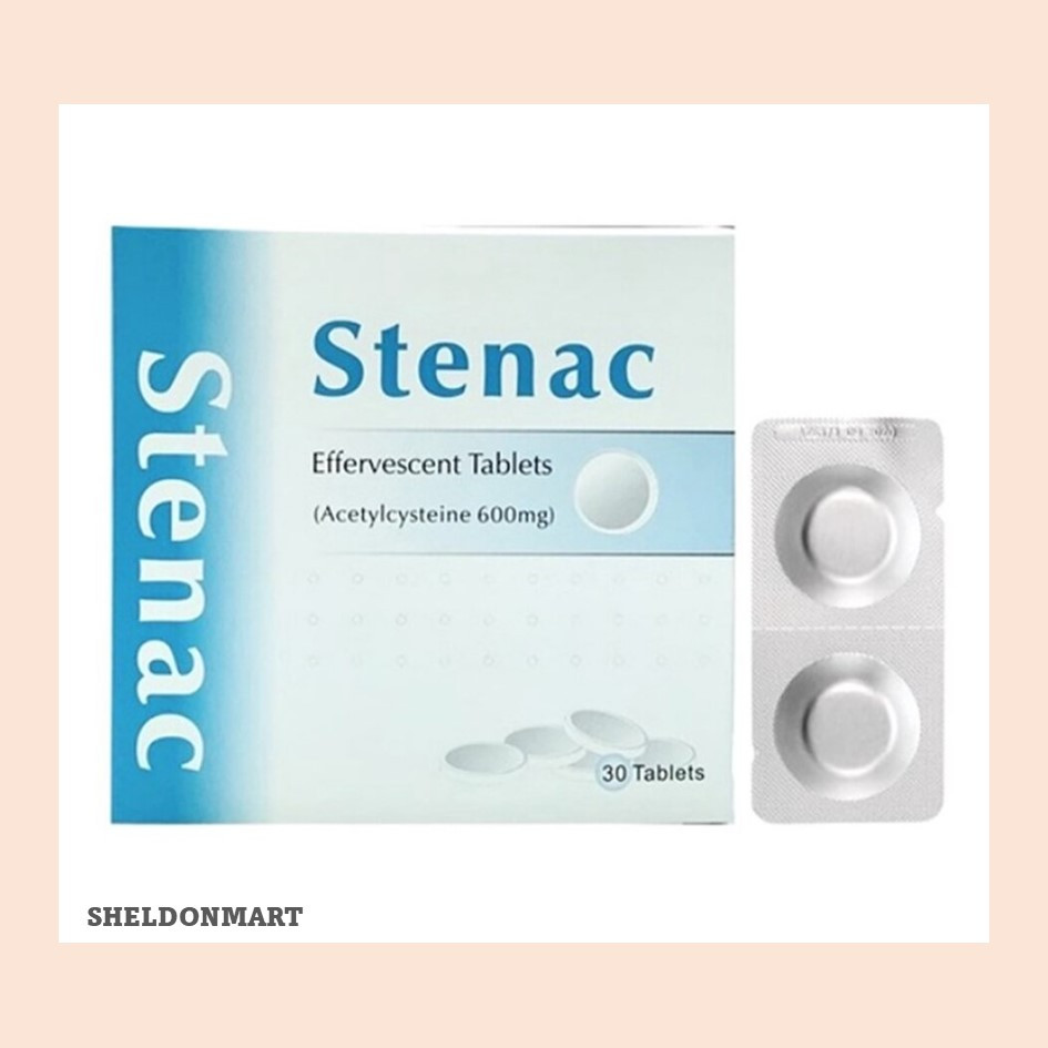 [EXP: 02/2026] STENAC EFFERVESCENT TABLETS 600mg 2's / 10's | Shopee ...